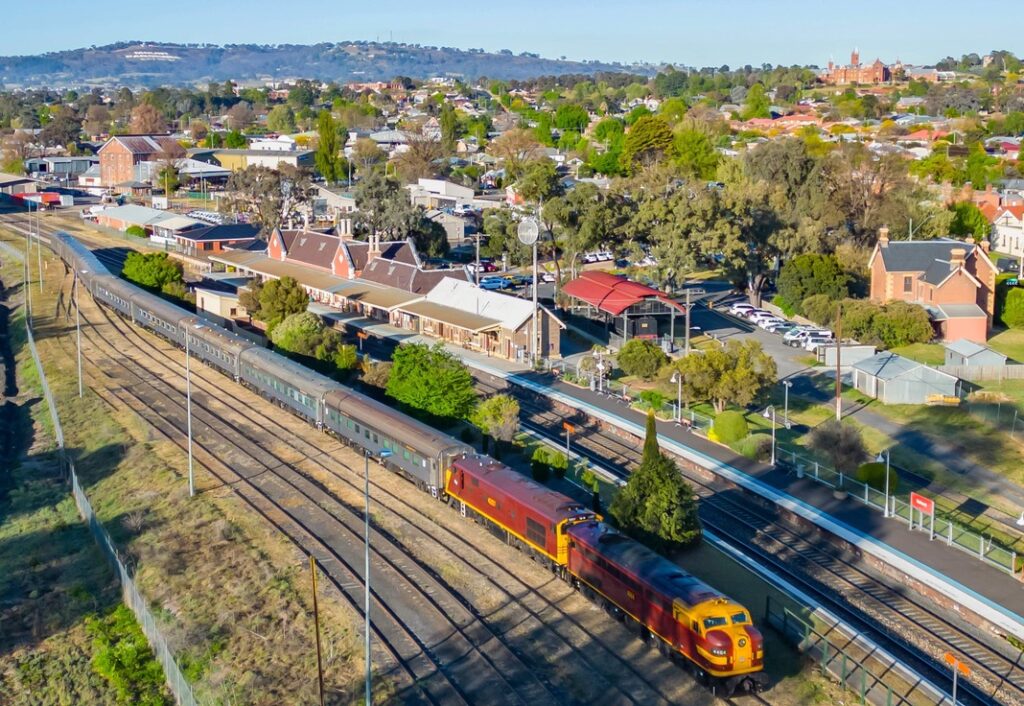 Photos of on board and off-train experiences